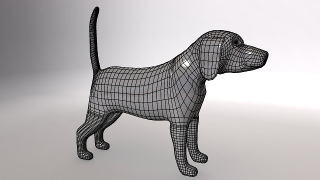 beagle 3D Model in Dog 3DExport