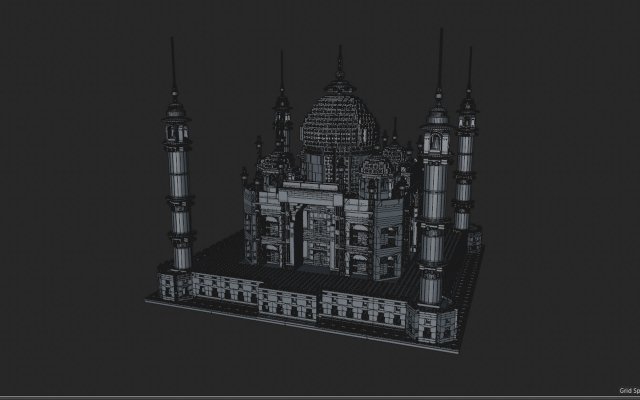 lego mosque vr - ar - low-poly 3D Model in Buildings 3DExport
