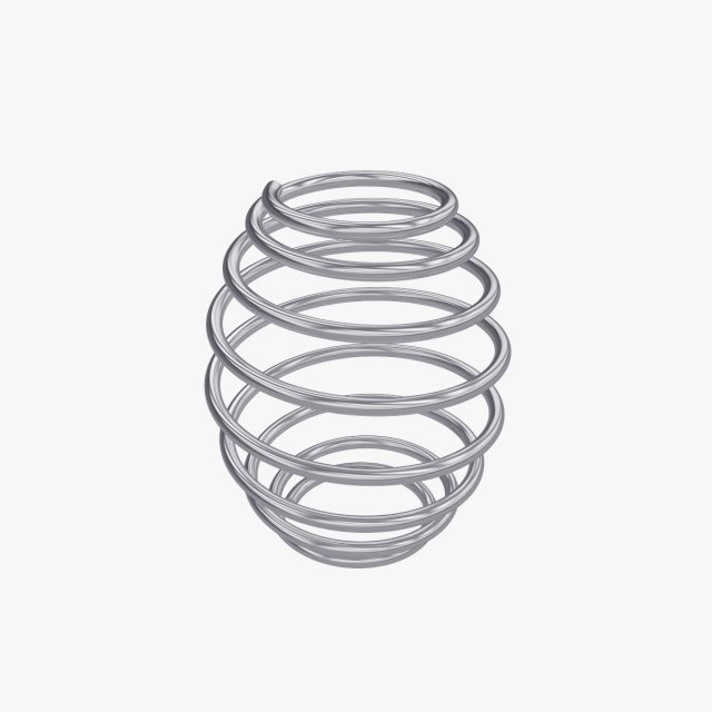 spring 3D Model in Parts 3DExport