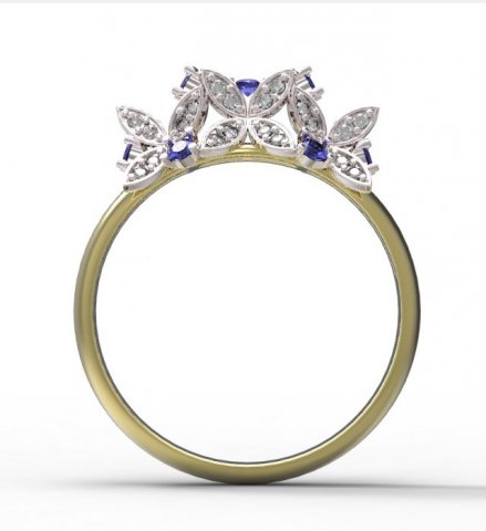 ring gold 3D Model in Jewellery 3DExport