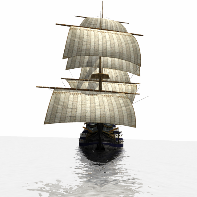 hms linear ship 3D Model in Sailboat 3DExport