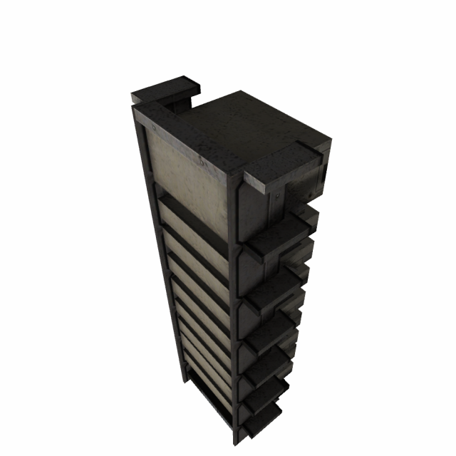 server rack low poly 3D Model in Other 3DExport