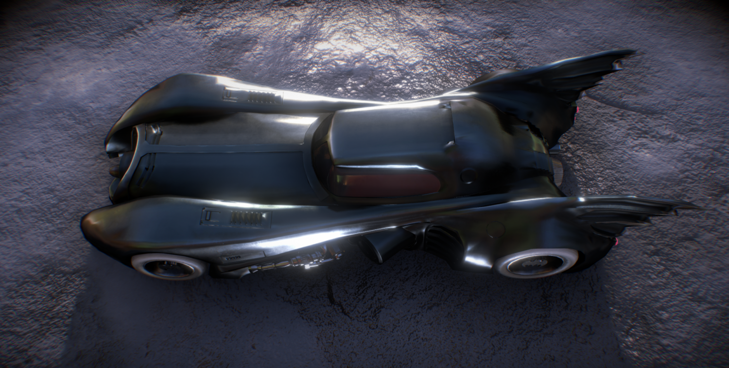 Batmobile 1989 3D Model in Concept 3DExport