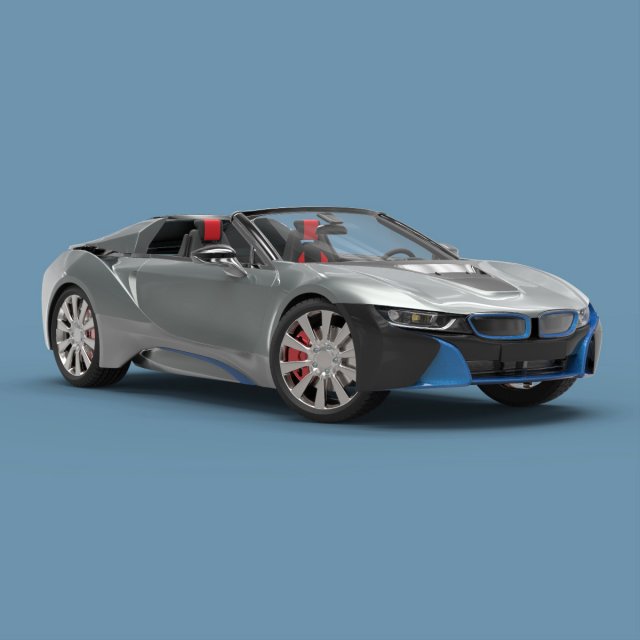 convertible sport car 3D Model in Sport Cars 3DExport