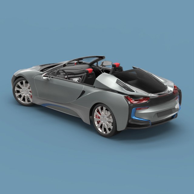 convertible sport car 3D Model in Sport Cars 3DExport