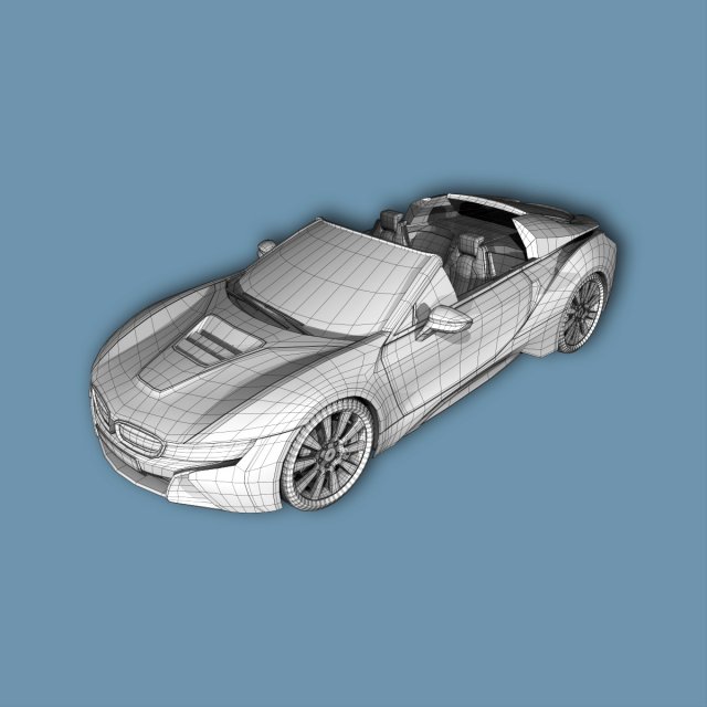 convertible sport car 3D Model in Sport Cars 3DExport