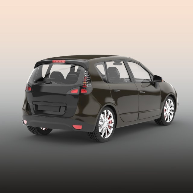 hatchback car 3D Model in Compact Cars 3DExport