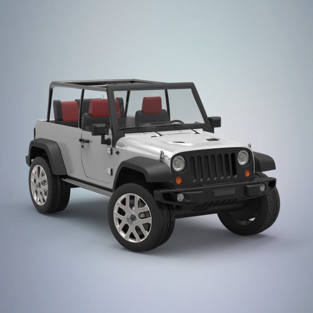 jeep 3D Model in Sport Cars 3DExport