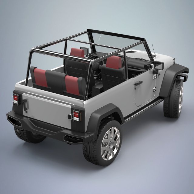 jeep 3D Model in Sport Cars 3DExport