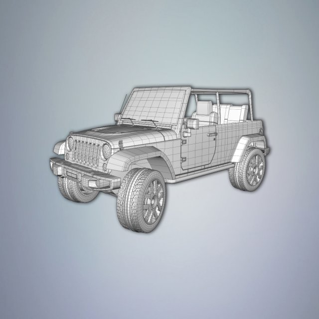 jeep 3D Model in Sport Cars 3DExport