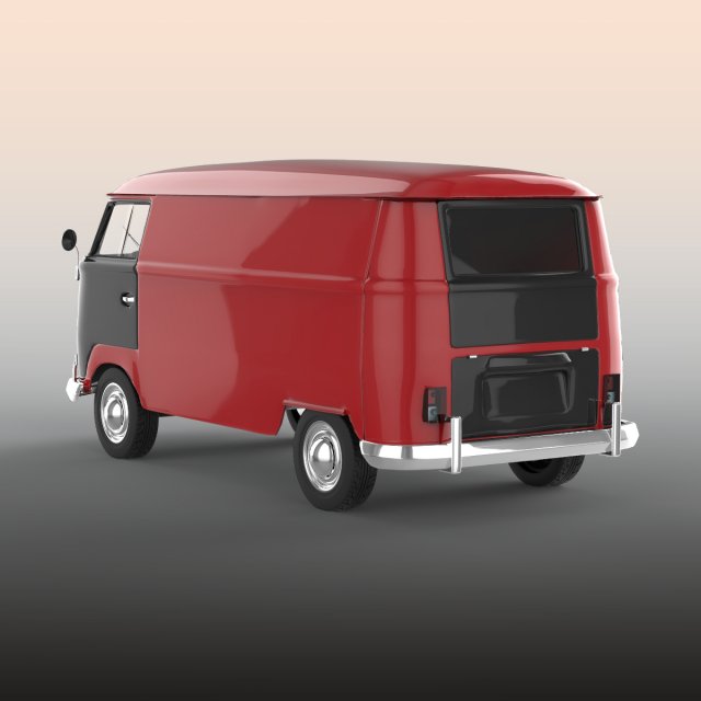 old van 3D Model in Van and Minivan 3DExport