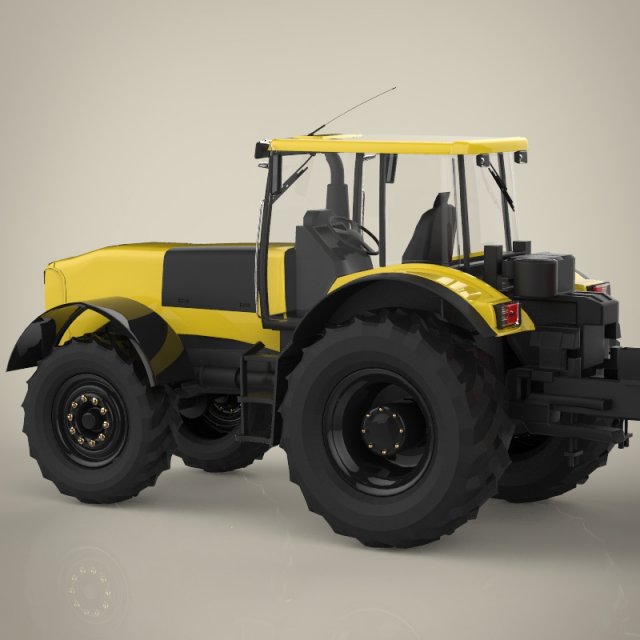tractor 3D Model in Heavy Equipment 3DExport