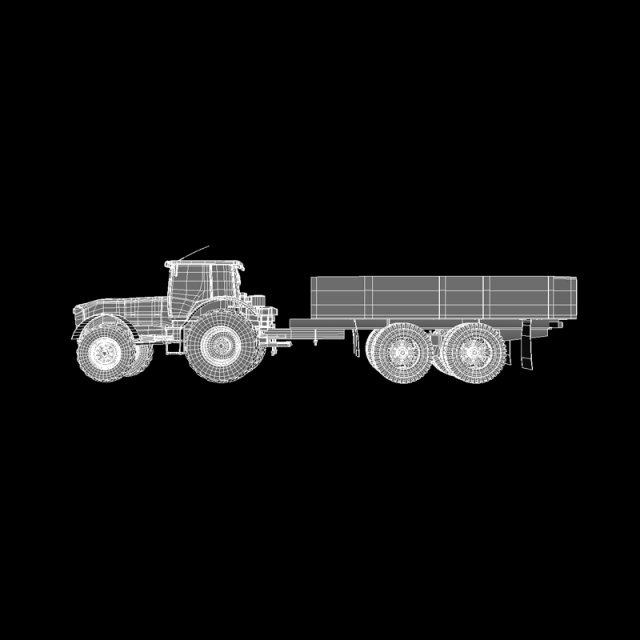 tractor 3D Model in Heavy Equipment 3DExport
