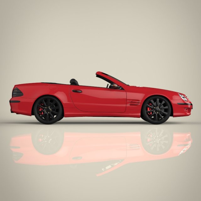 convertible car 3D Model in Compact Cars 3DExport