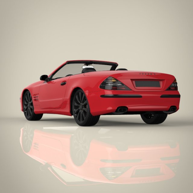 convertible car 3D Model in Compact Cars 3DExport
