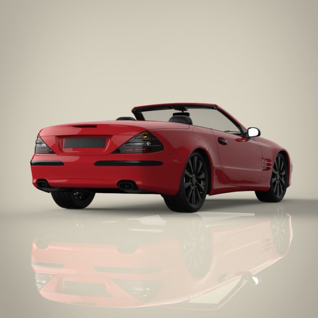 convertible car 3D Model in Compact Cars 3DExport