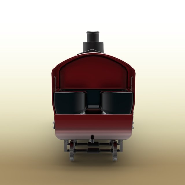 train engine 3D Model in Train 3DExport