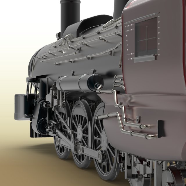 train engine 3D Model in Train 3DExport