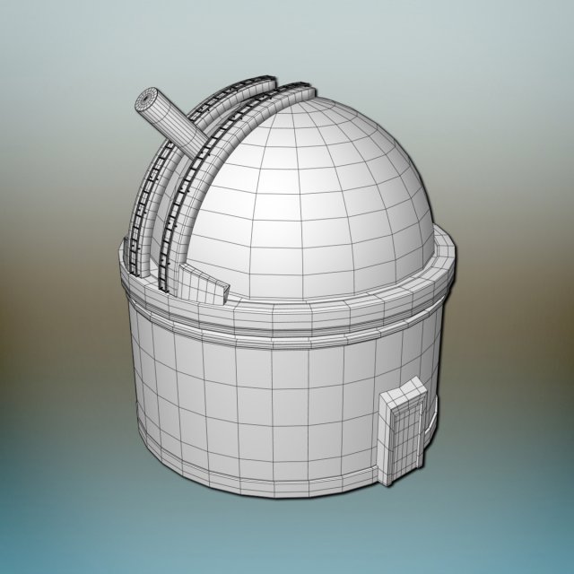 observatory 3D Model in Other 3DExport