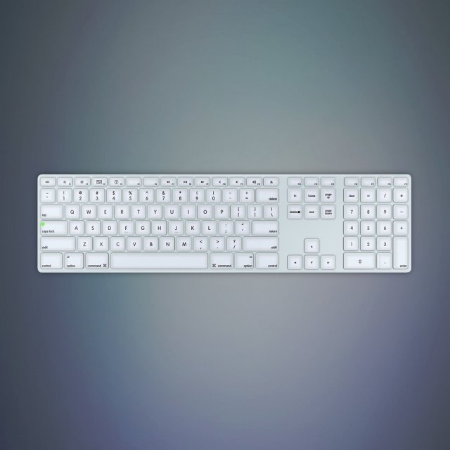 apple keyboard 3D Model in Computer 3DExport