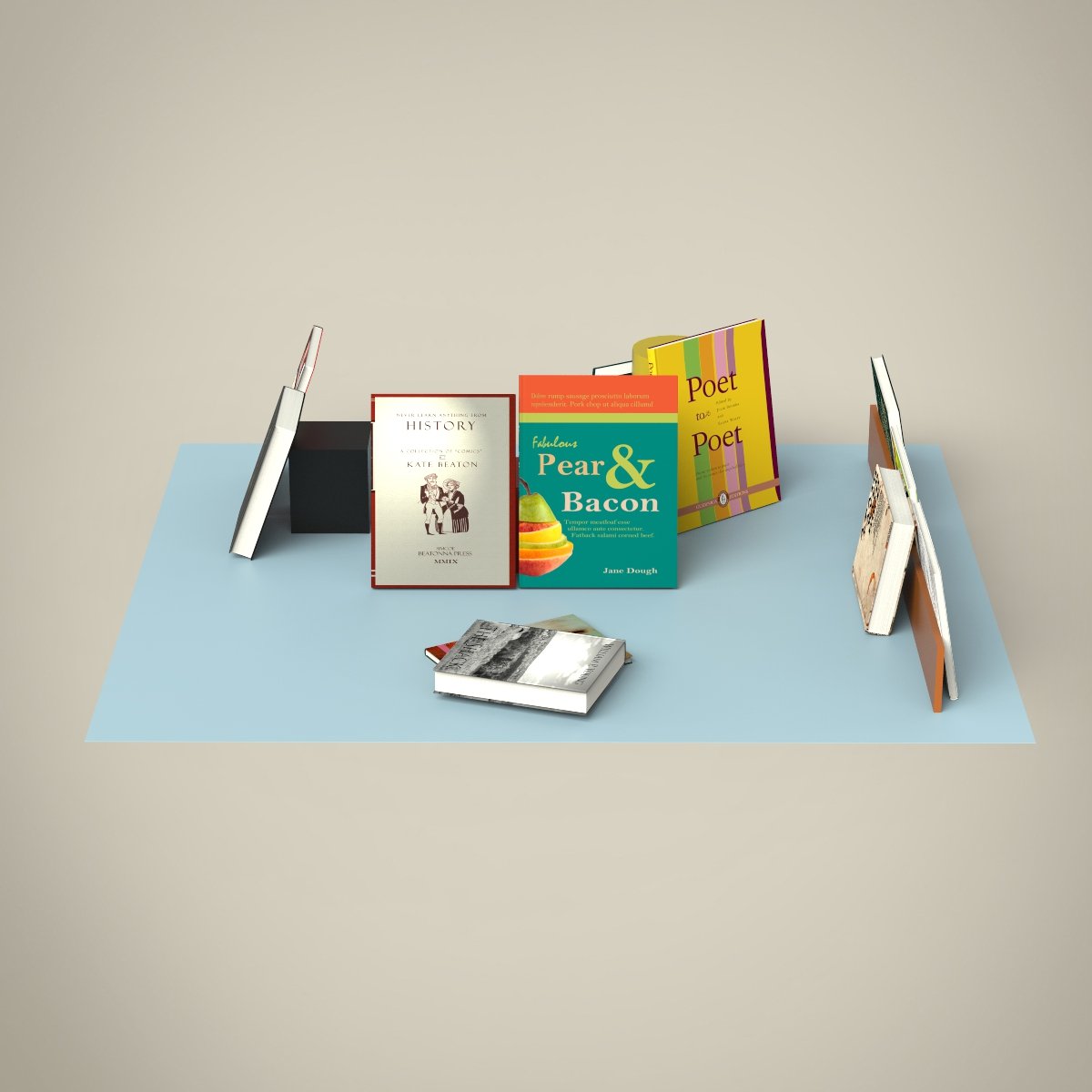 books set 3D Models in Decoration 3DExport
