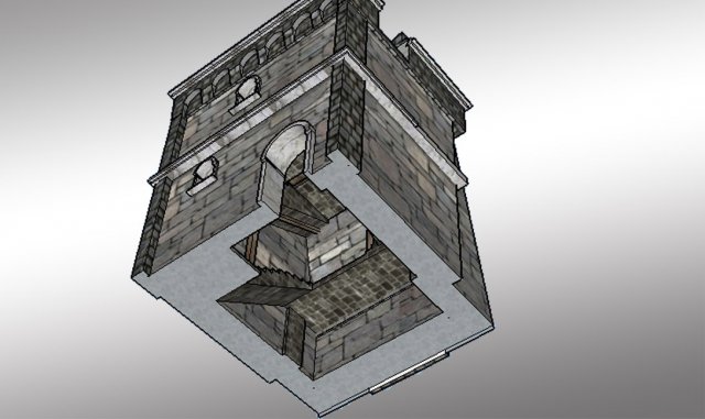 castle tower Gratis Modelo 3D in Edificios 3DExport