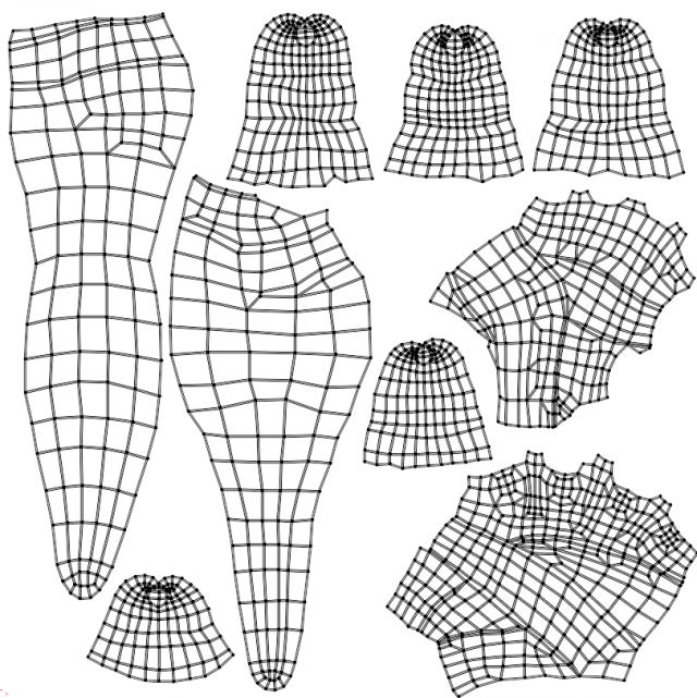 Hand Parasite 3D Model in Monster 3DExport