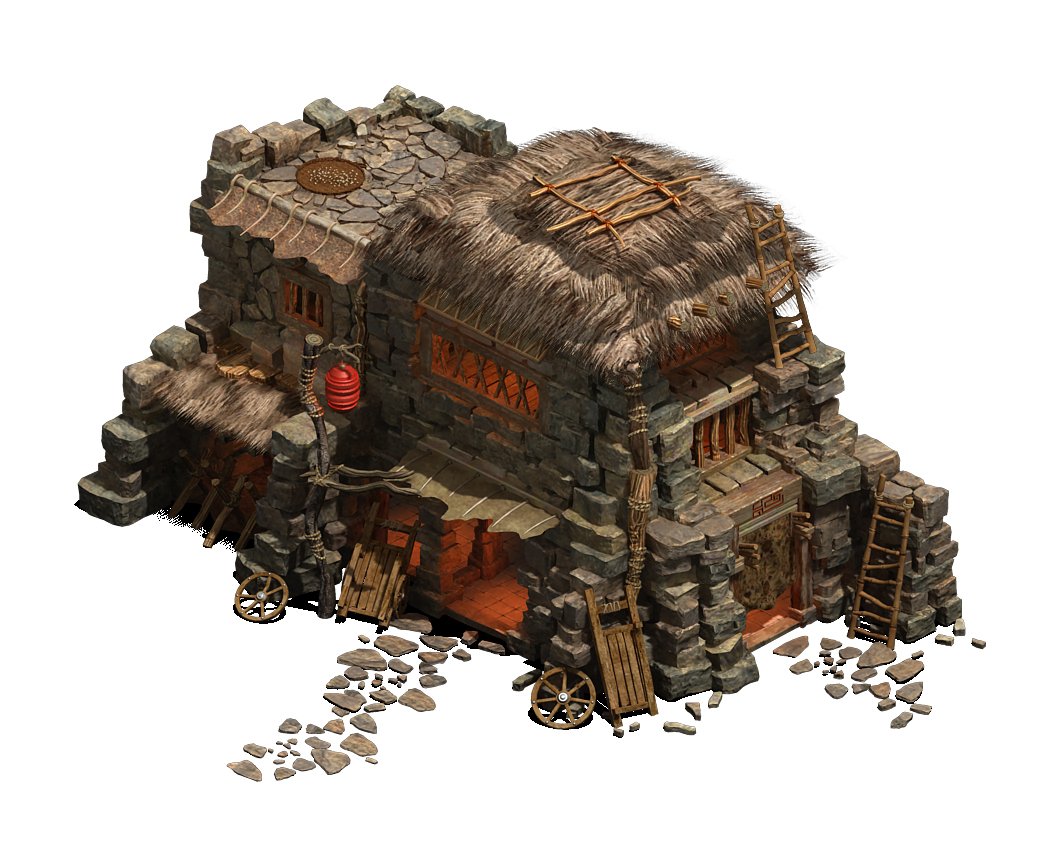 desert - straw house 3D Models in Decoration 3DExport