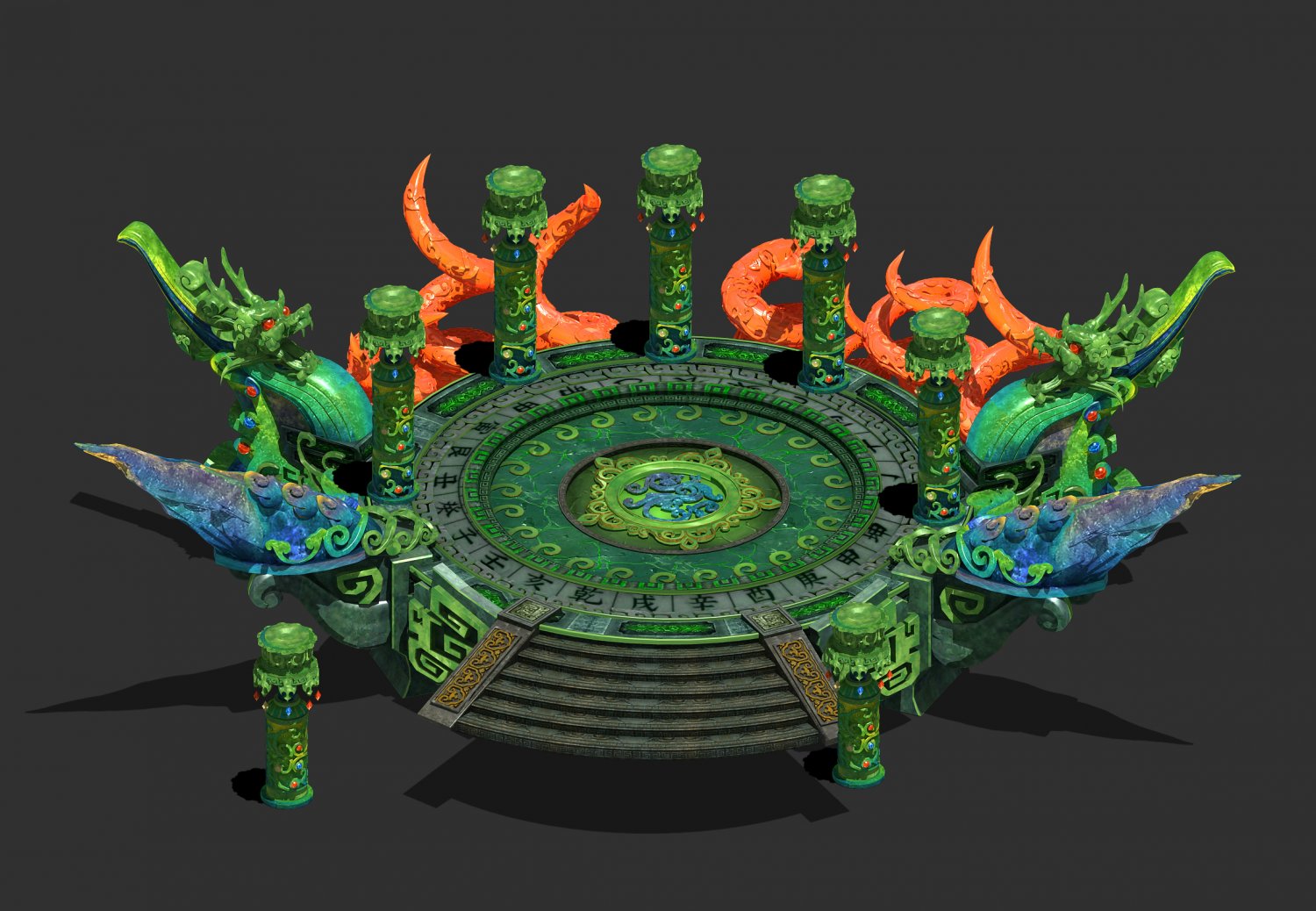 Religion - altar platform 3D Model in Decoration 3DExport