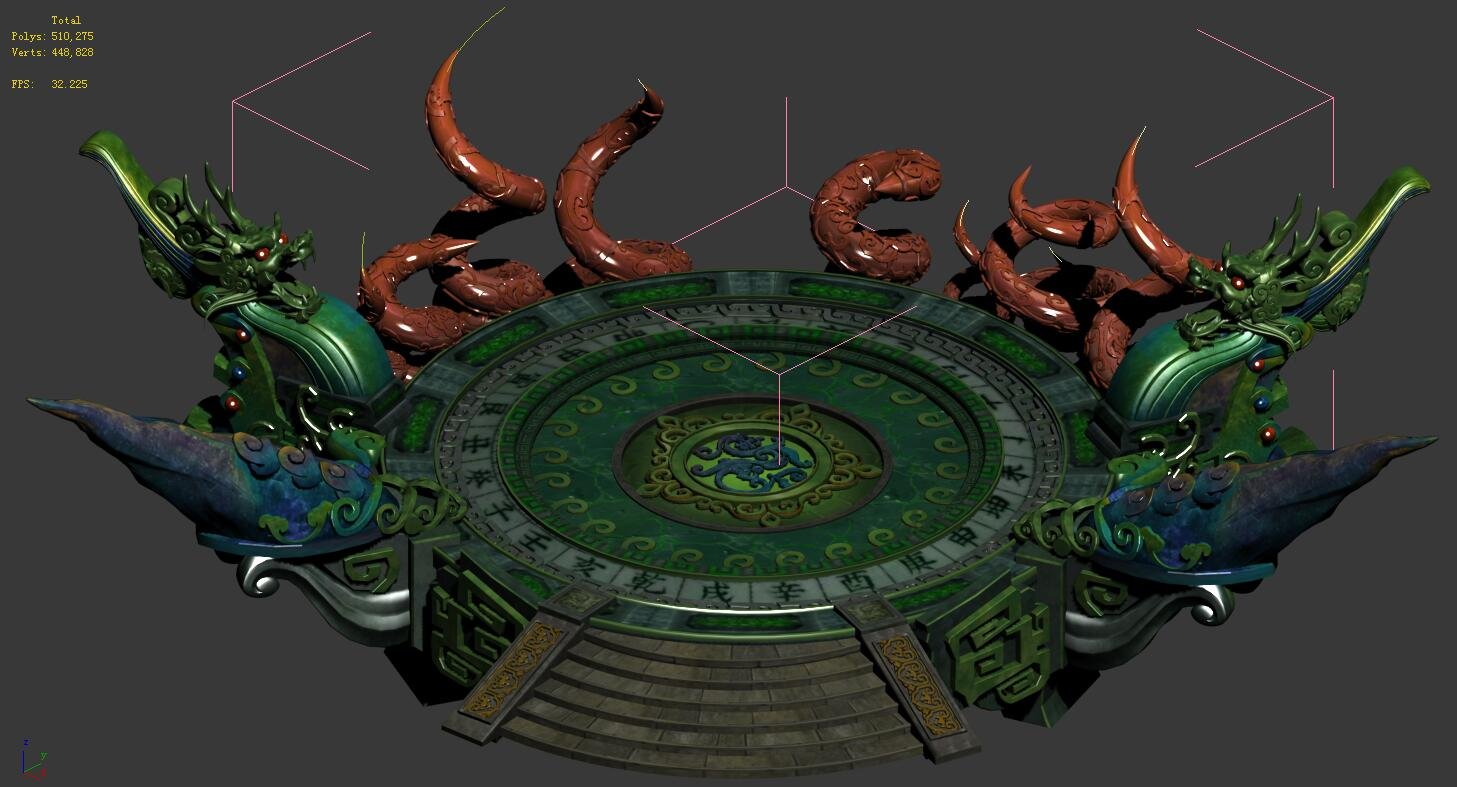 religion - altar platform 3D Models in Decoration 3DExport