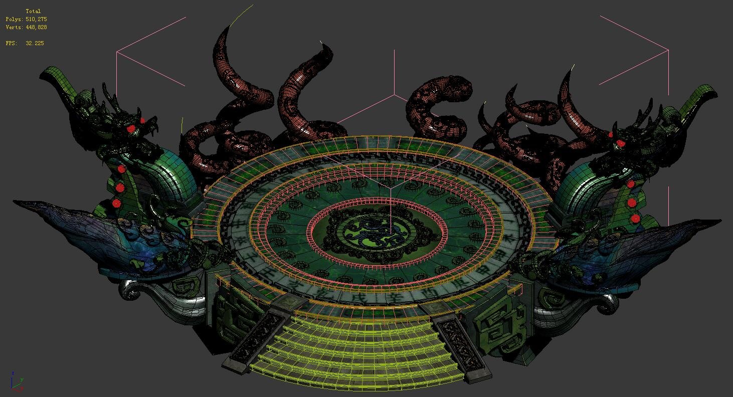 Religion - altar platform 3D Model in Decoration 3DExport