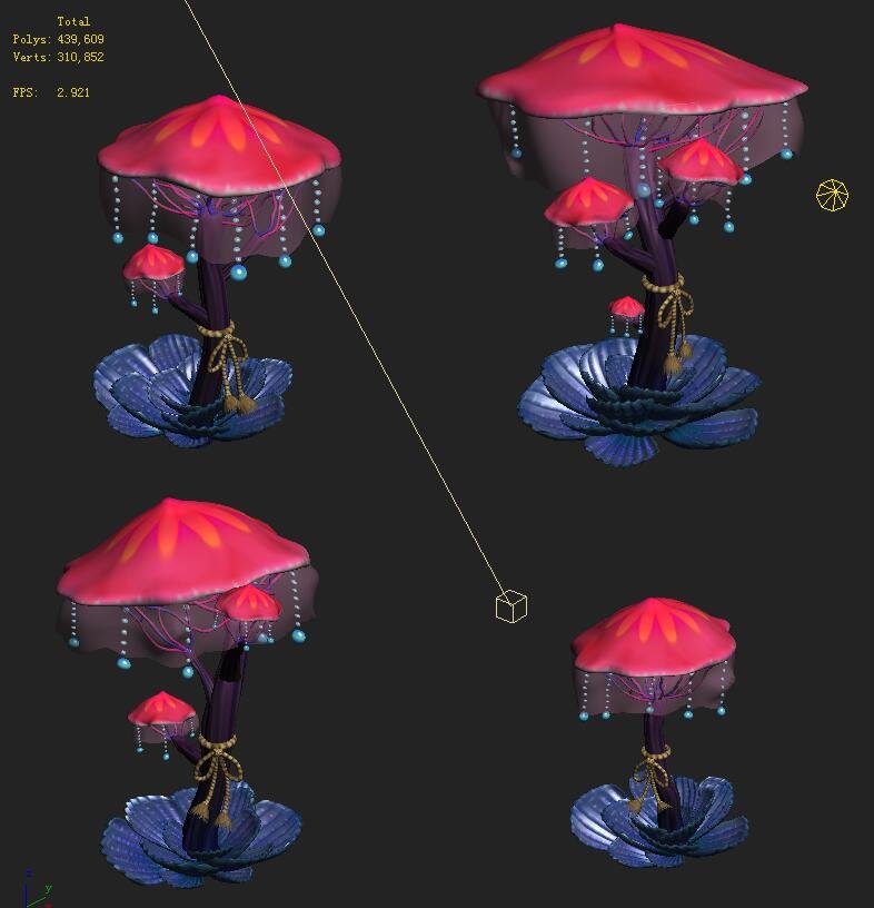 Submarine cartoon world - Diversion lights 3D Model in Decoration 3DExport