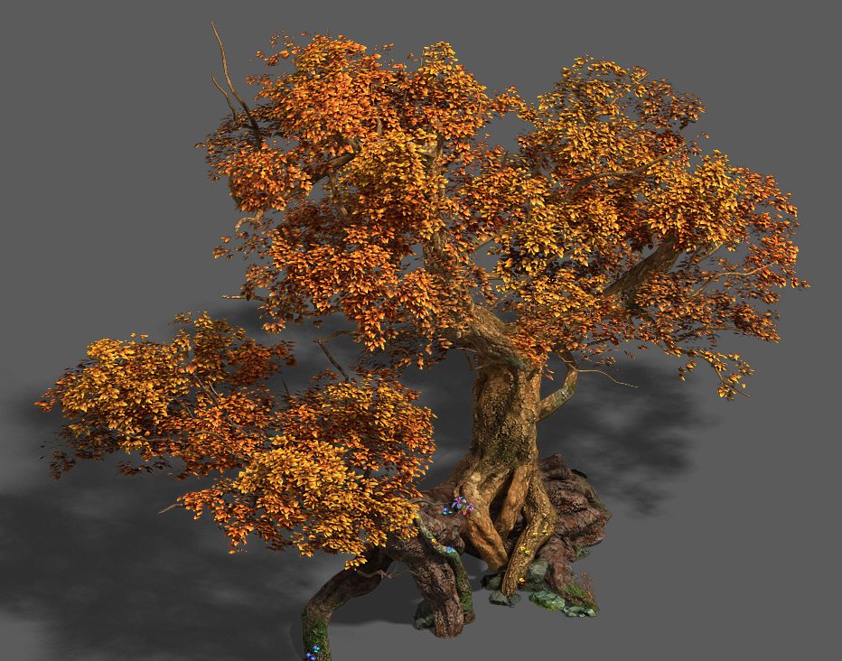 plant - red tree 03 3D Models in Decoration 3DExport
