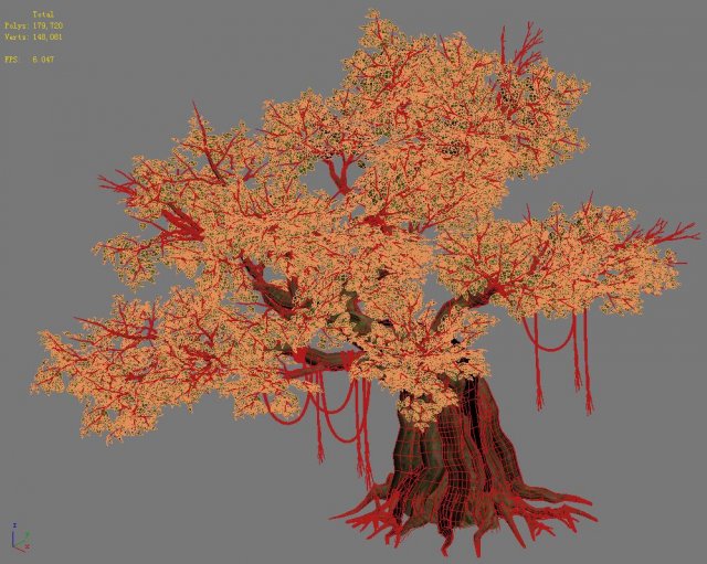 plant - banyan tree 02 3D Model in Decoration 3DExport