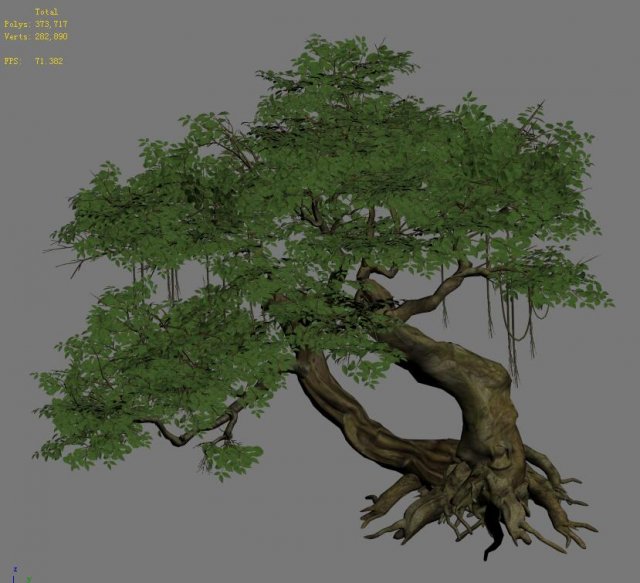 plant - banyan tree 04 3D Model in Decoration 3DExport
