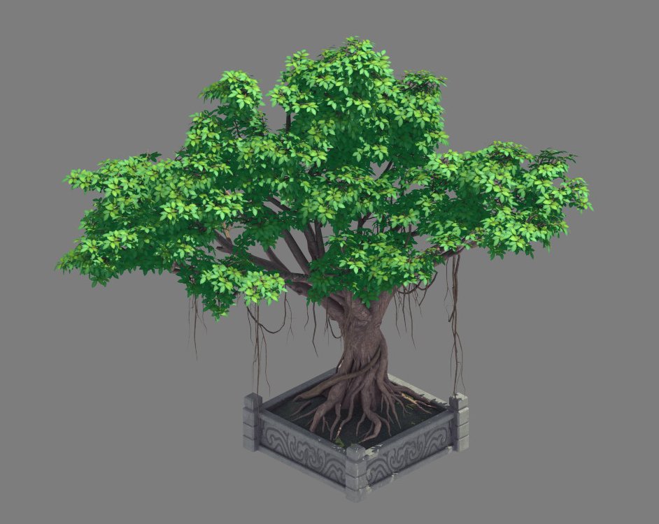 plant - banyan tree 15 3D Models in Decoration 3DExport