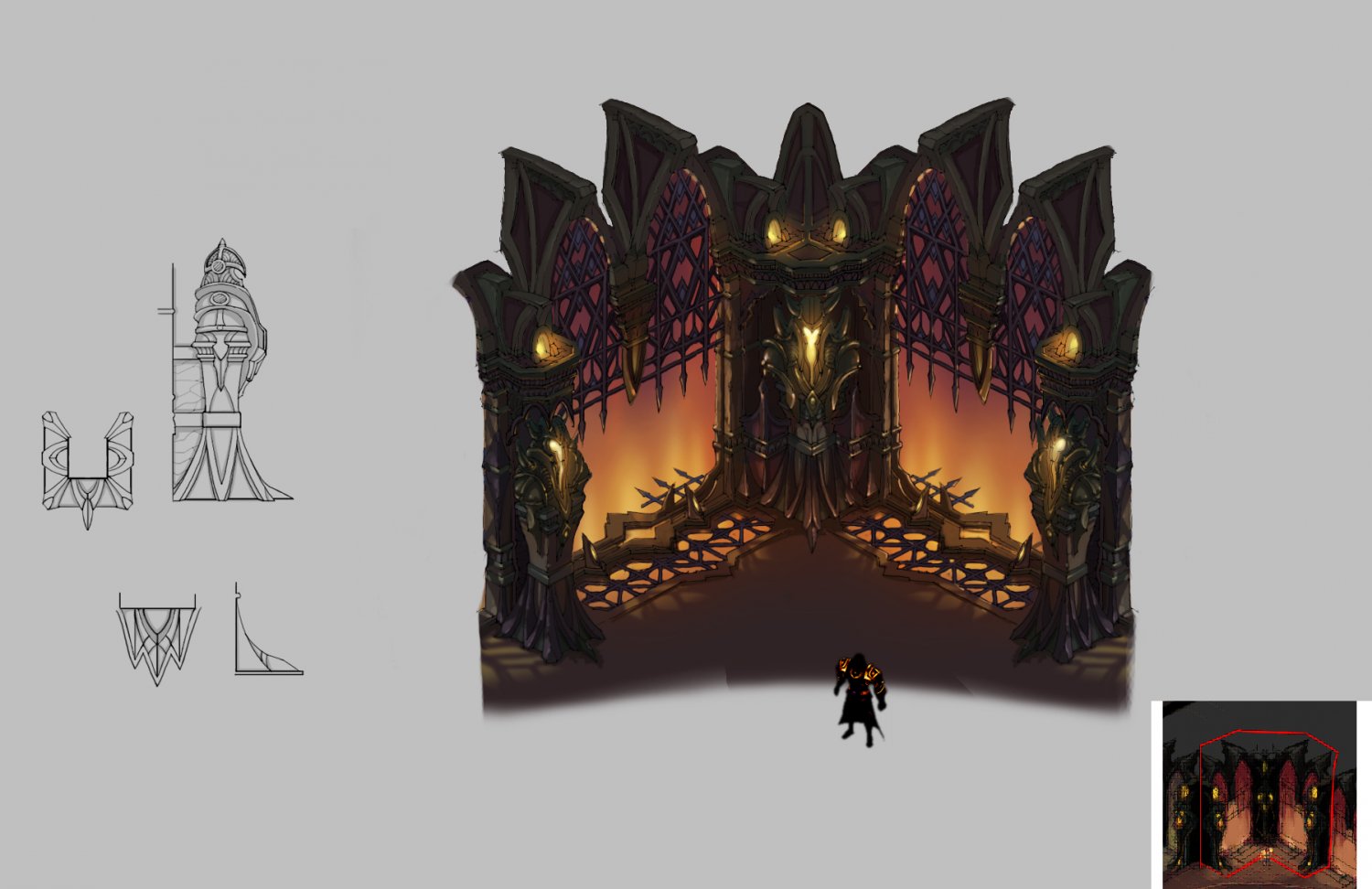 Evil Creatures - Window Corner 03 3D Model in Buildings 3DExport