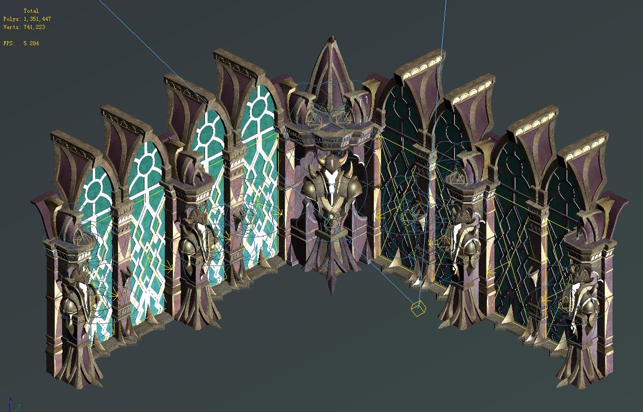 evil creature - window corner connection 01 3D Models in Buildings 3DExport