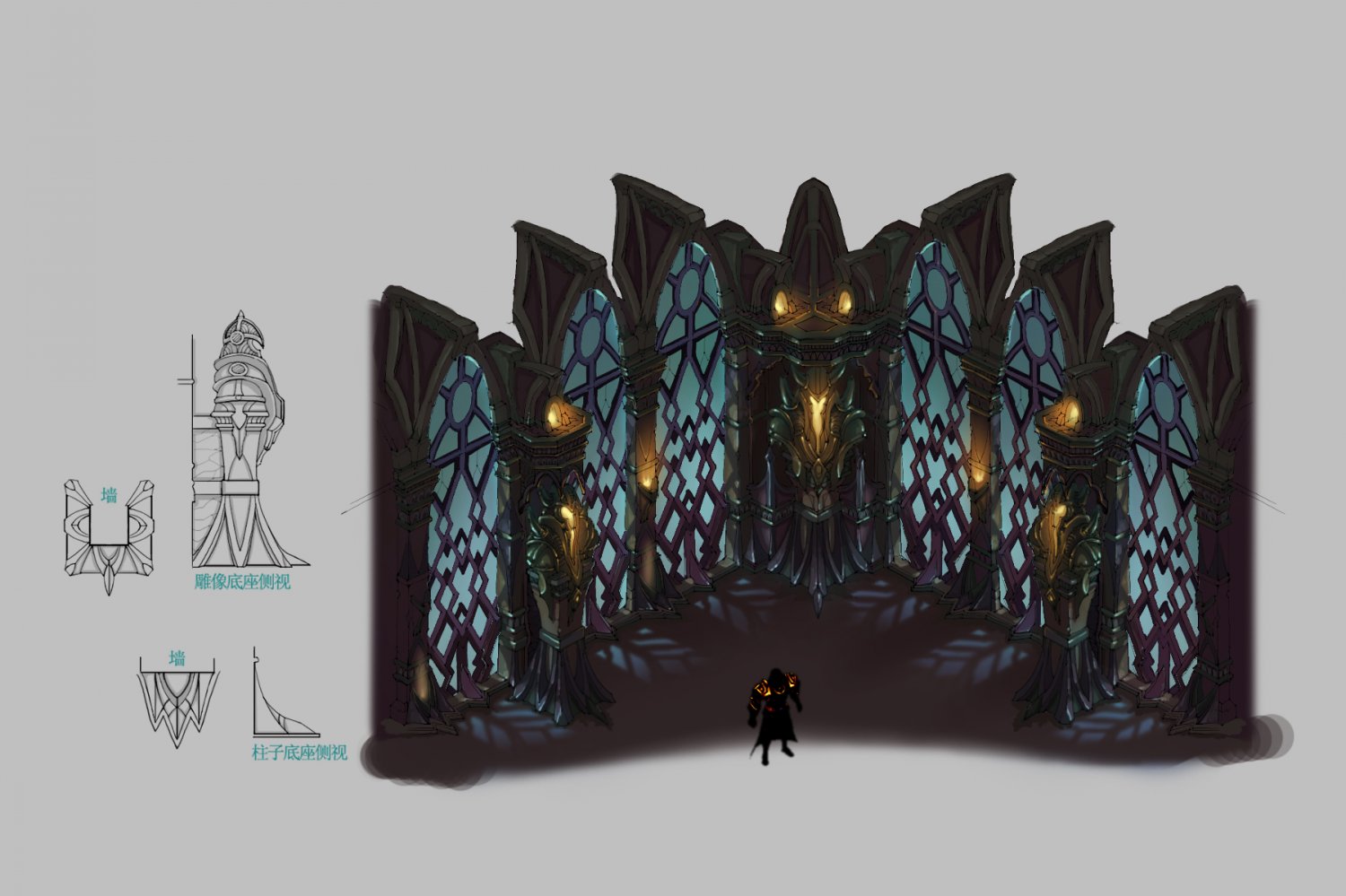 evil creature - window corner connection 01 3D Models in Buildings 3DExport