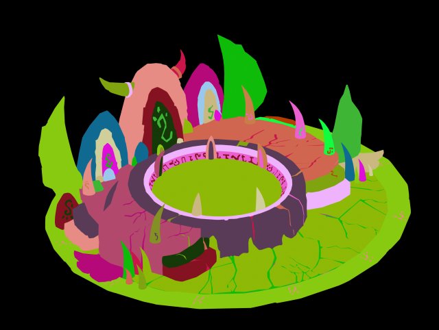 lava hell - altar 65 3D Model in Buildings 3DExport