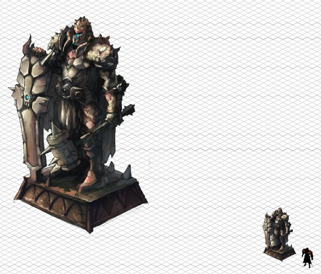 evil creator - stone - advanced death knight 05 3D Model in Buildings ...