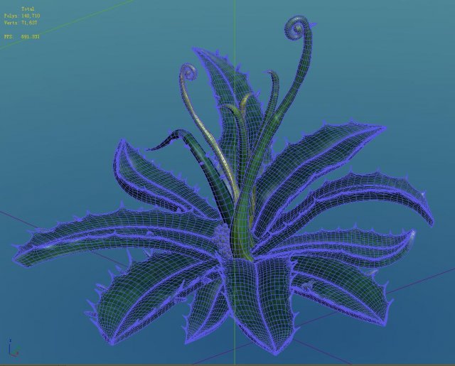 crystal marsh - flower 03 3D Model in Tree 3DExport