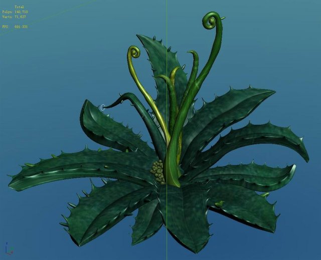 crystal marsh - flower 03 3D Model in Tree 3DExport