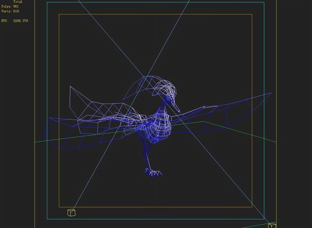 Low poly 3D Monster - Red Phoenix 3D Model in Fantasy 3DExport