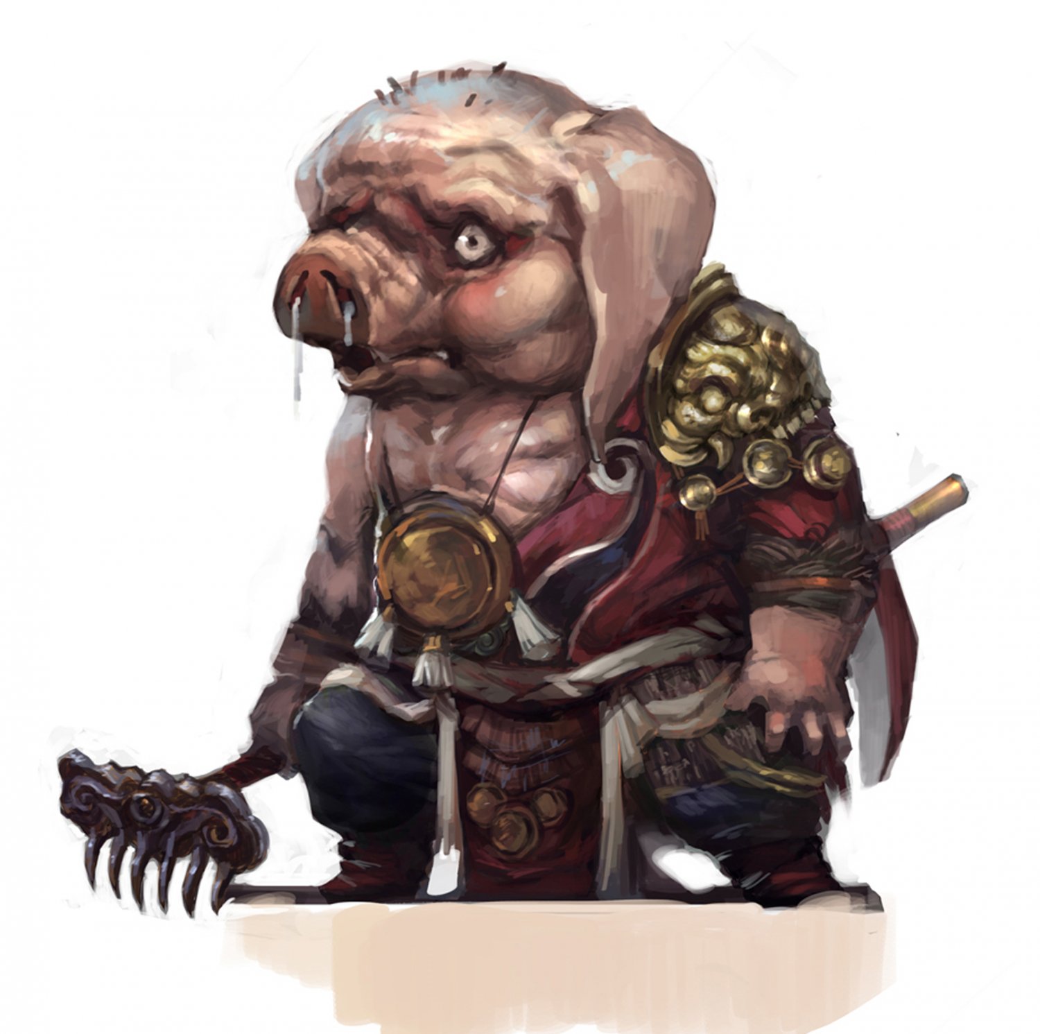 Boar Demon Turned Little Piggy