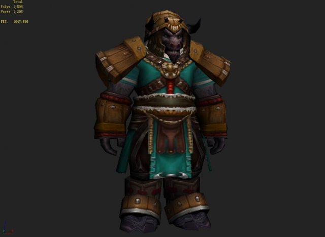 plate set - cow devil 3D Model in Man 3DExport