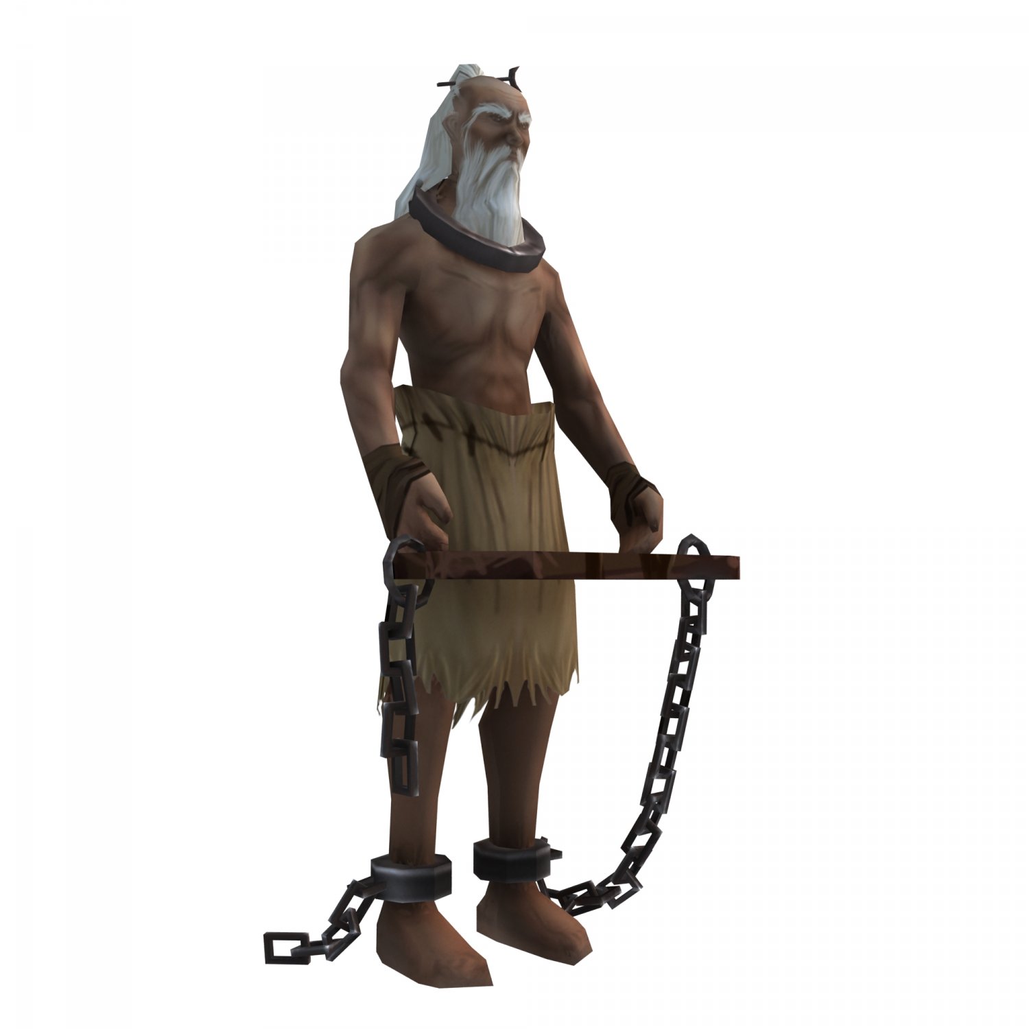 Game 3d Character Old Prisoner 3d Models In Monster 3dexport