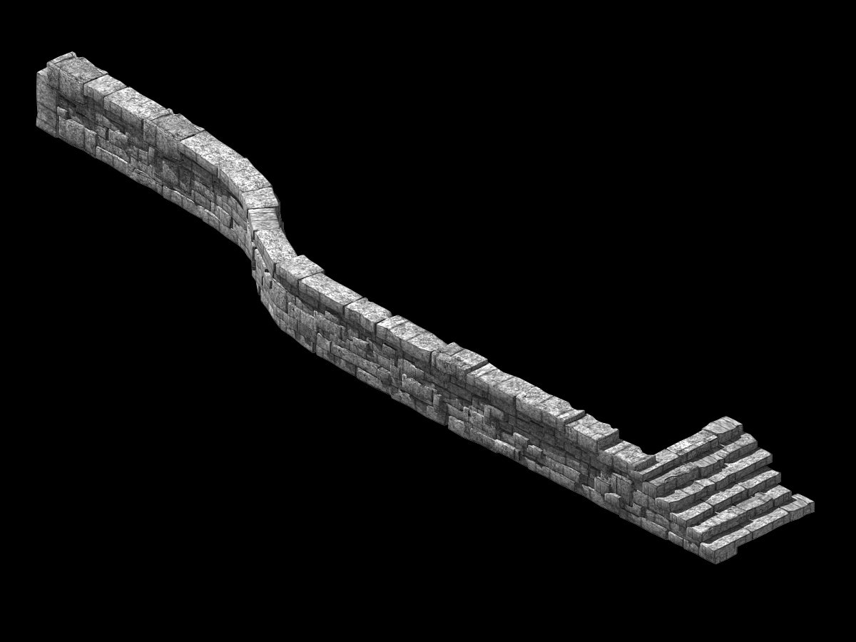 topography-embankment-river dam-stairs 32 3D Models in Other 3DExport