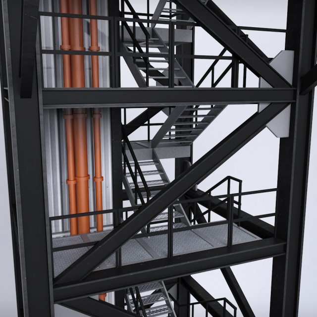 rocket launch platform 3D Model in Buildings 3DExport