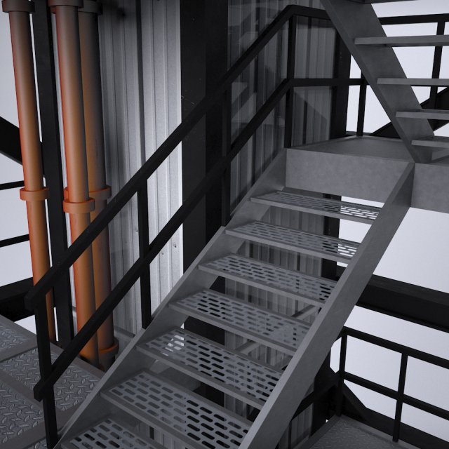 rocket launch platform 3D Model in Buildings 3DExport